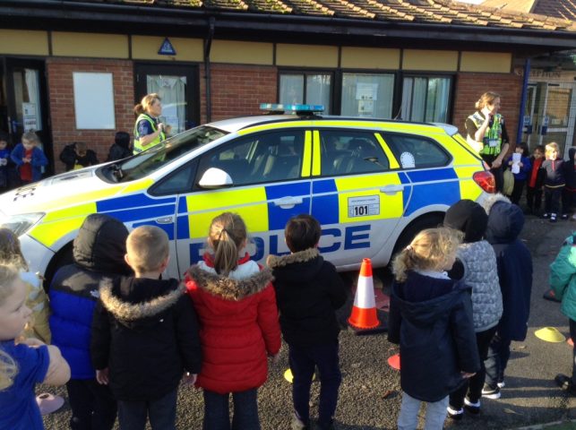Police visit Reception - Winton Primary School