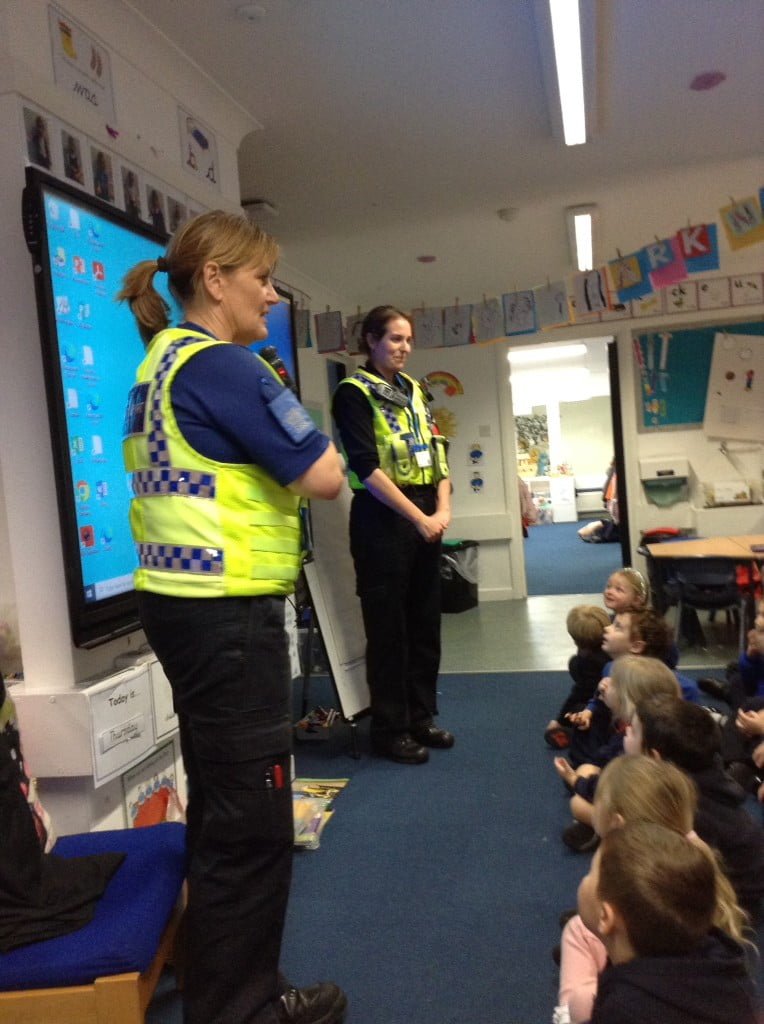 Police visit Reception - Winton Primary School