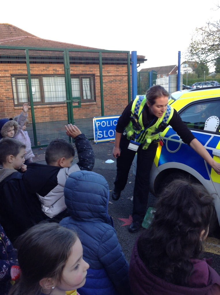 Police visit Reception - Winton Primary School